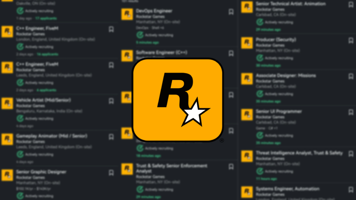 Rockstar Games Lists New Job Openings Ahead of GTA 6 Launch - GTA 6 Intel