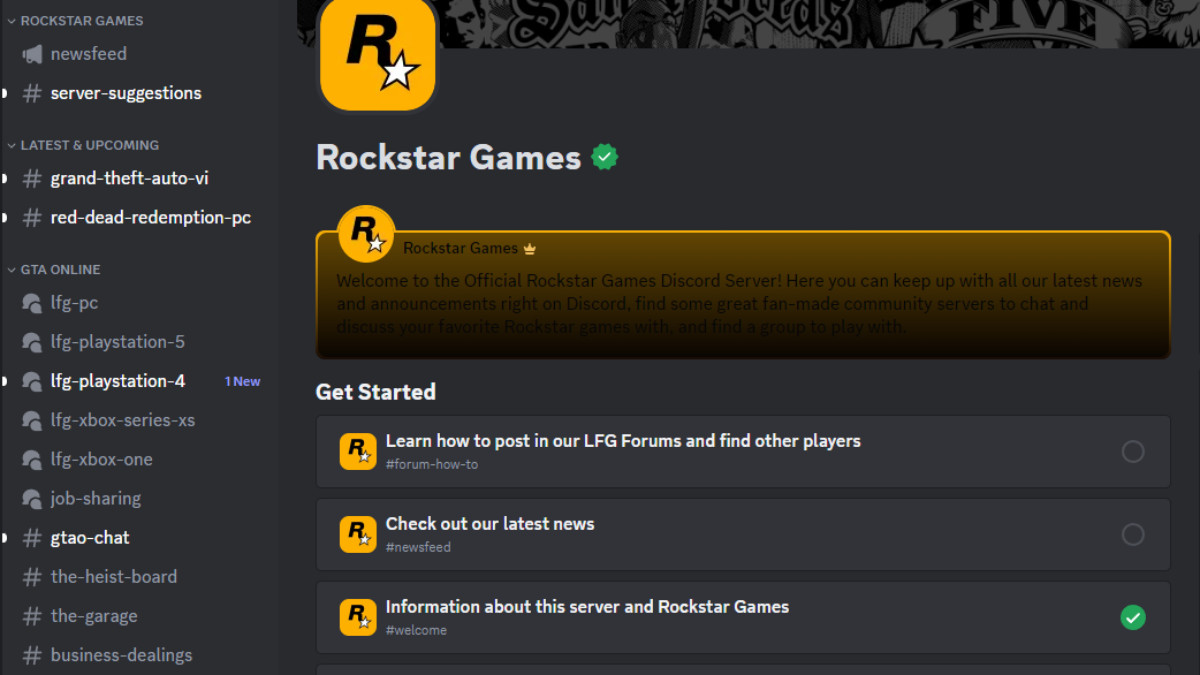 GTA 6 Finally Has an Official Rockstar Games Discord Server